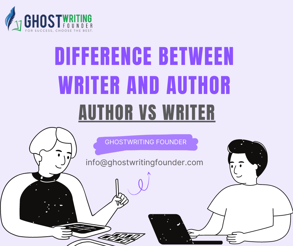 Difference between Writer and Author | Author VS Writer