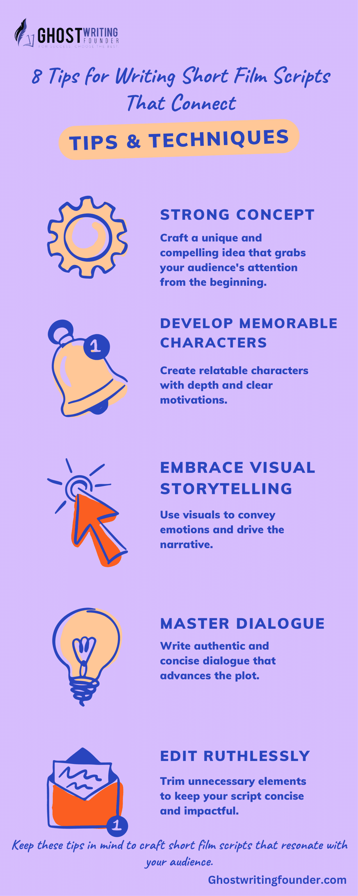 8 Tips for Writing Short Film Scripts That Connect